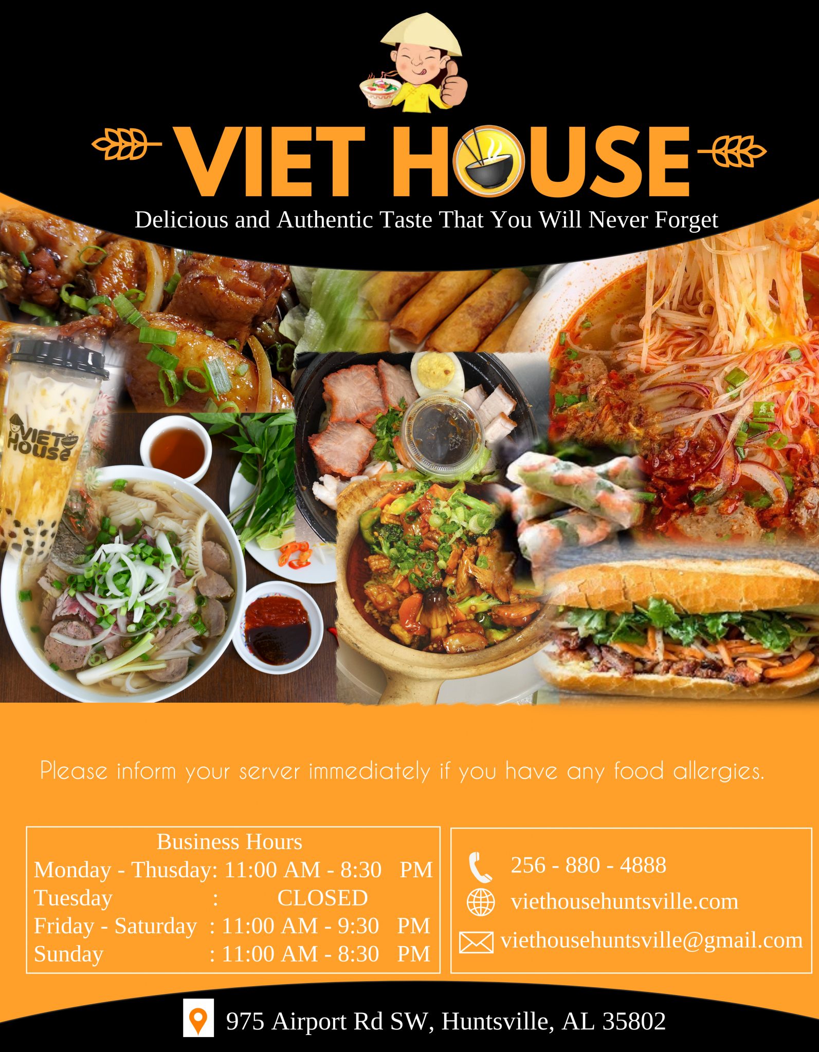 Menu – Viet House