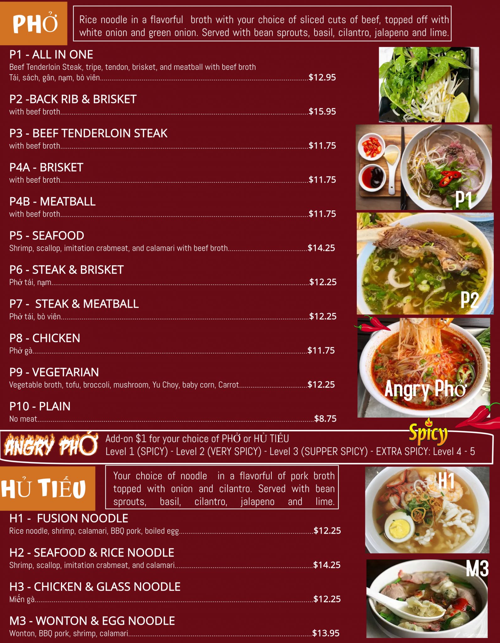 Menu – Viet House
