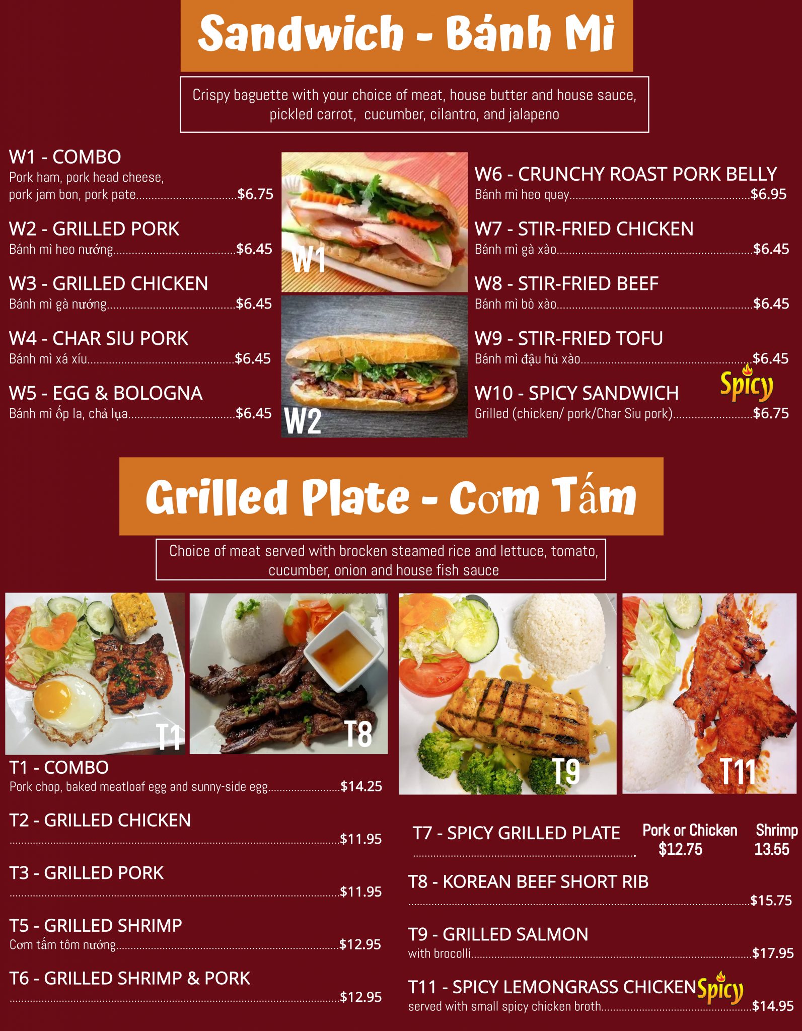 Menu – Viet House
