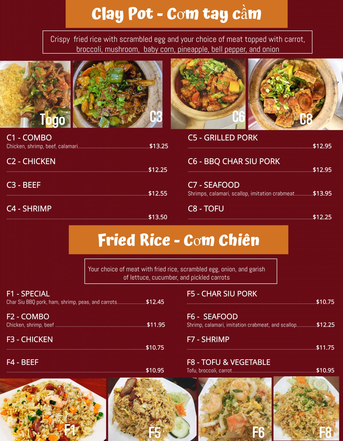 Menu – Viet House