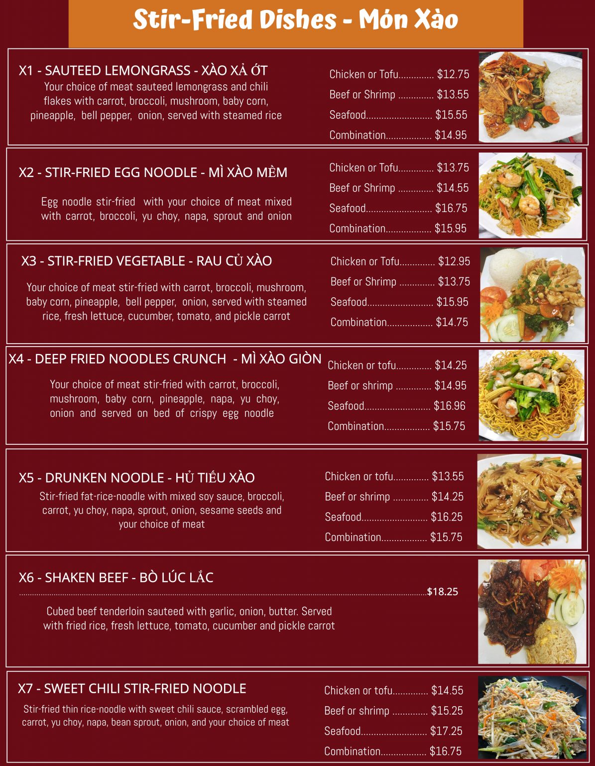 Menu – Viet House